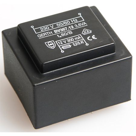 GERTH Transformator 387.12 (300 mA) | ELV Elektronik | Bauteile ...