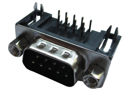 D-Sub. Stecker DPRS 09 M,7,2mm,9 polig,90° mit Bolzen | ELV Elektronik ...