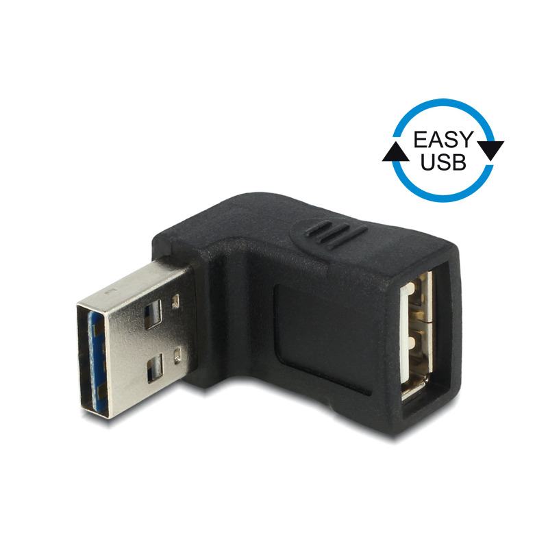 Delock USB-Adapter EASY-USB 2.0,A-Stecker auf A-Buchse,gewinkelt oben ...
