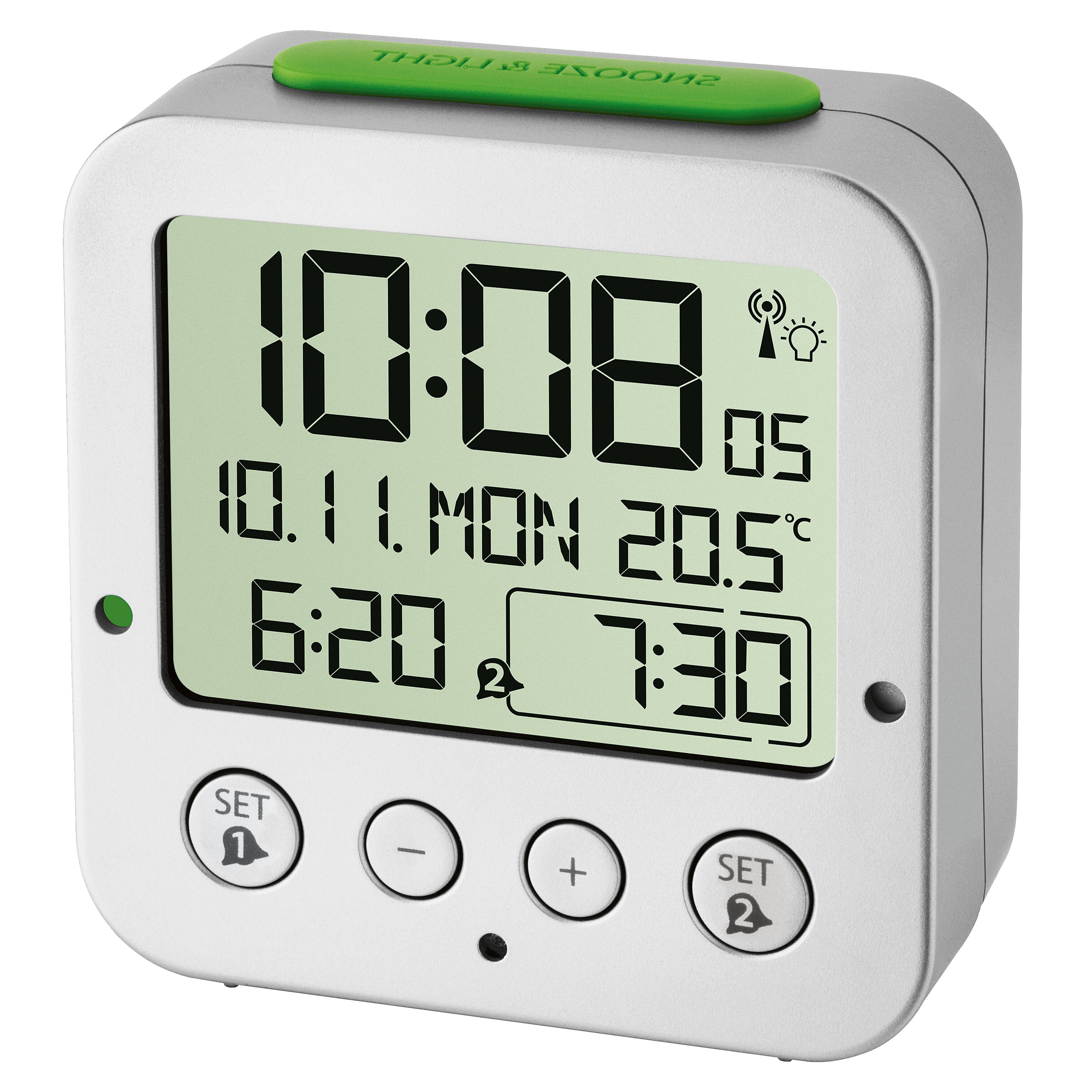 TFA Funk-Wecker mit Temperaturanzeige | Haustechnik