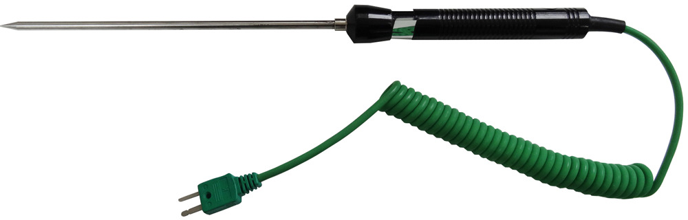 Uni-Trend Temperaturmessleitung K-Type Sensor UT-T04,-50 bis +600 °C,für feste Elemente ...