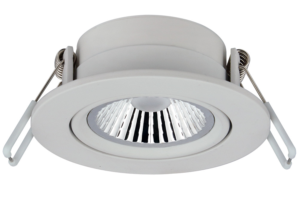 CV-Lighting 6-W-LED-Downlight,warmweiß,36°,dimmbar (dim to warm),weiß ...