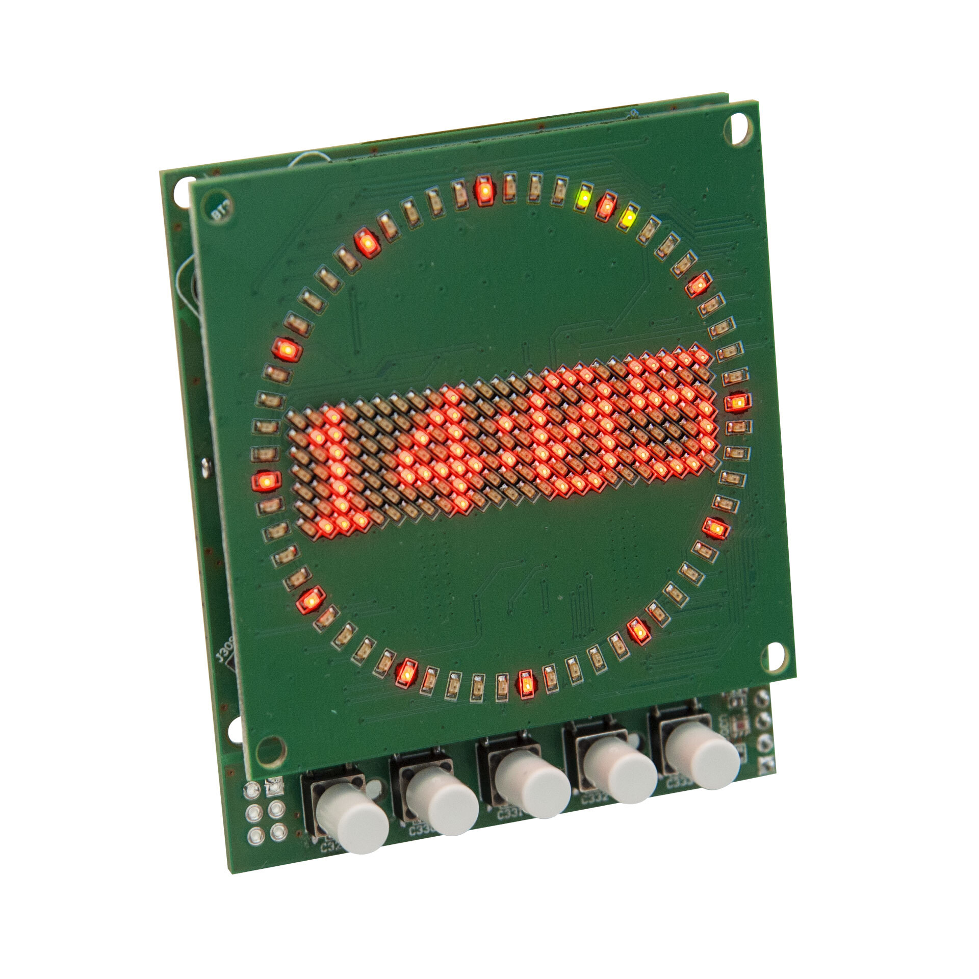 ELV Bausatz Mini-Kreis-LED-Uhr MKLU1 | Bausätze