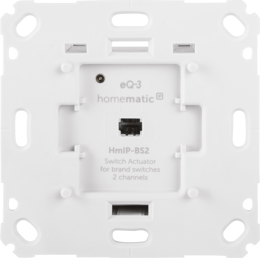 Homematic IP Smart Home Schaltaktor für Markenschalter – 2-fach, HmIP ...