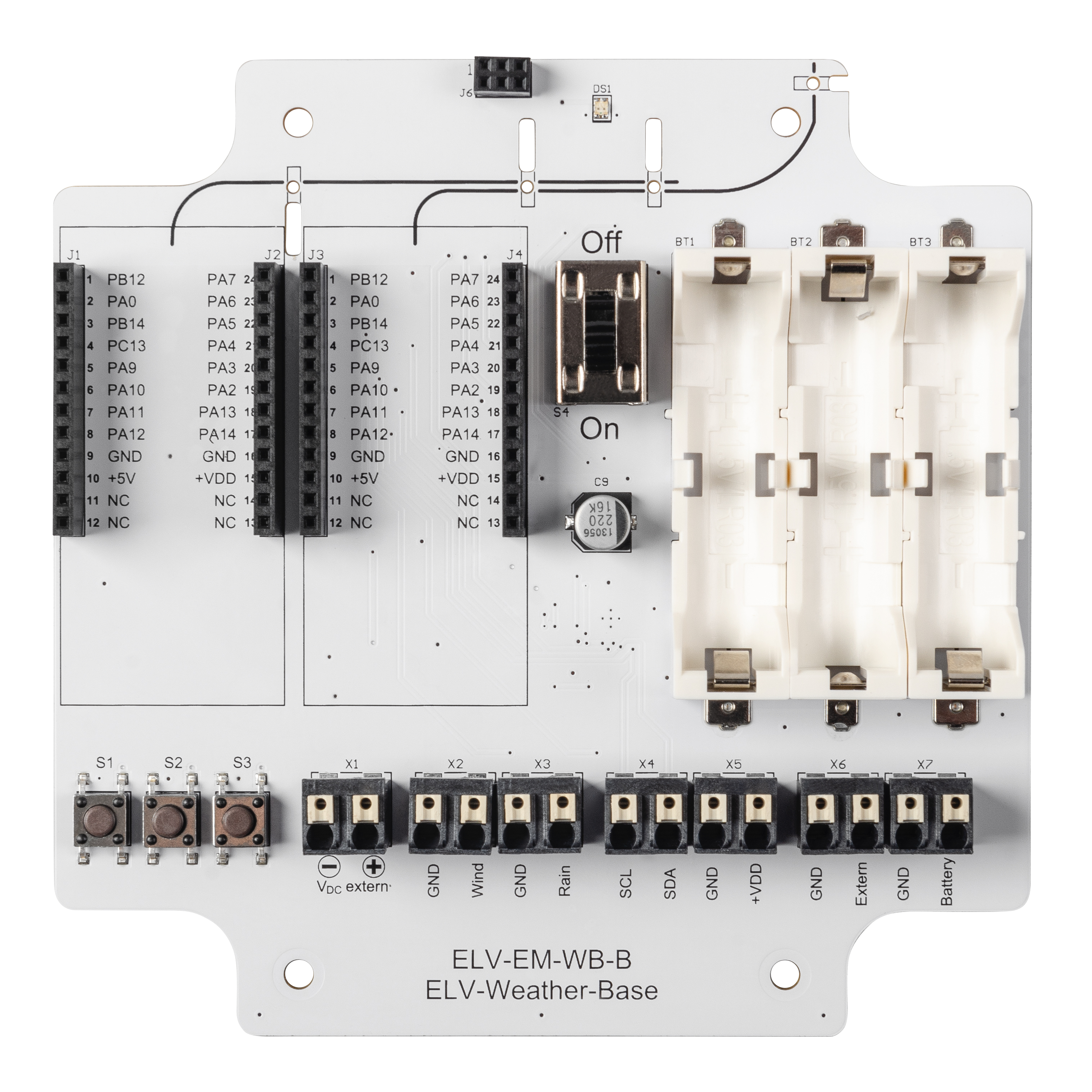ELV Erweiterungsmodul Wetterboard Basis, ELV-EM-WB-B | Bausätze