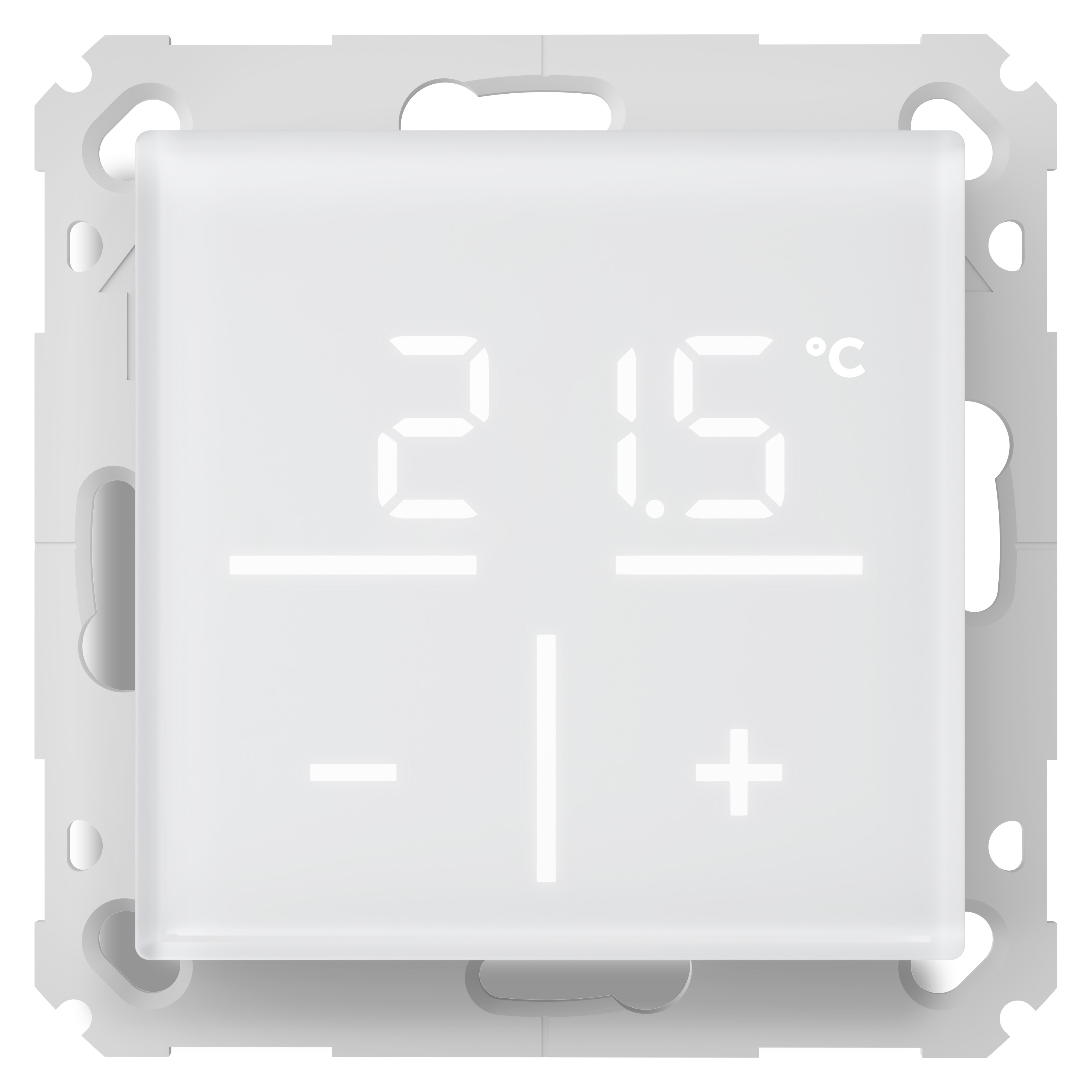 Homematic IP Smart Home Glas-Wandthermostat mit CO2-Sensor, weiß, HmIP ...