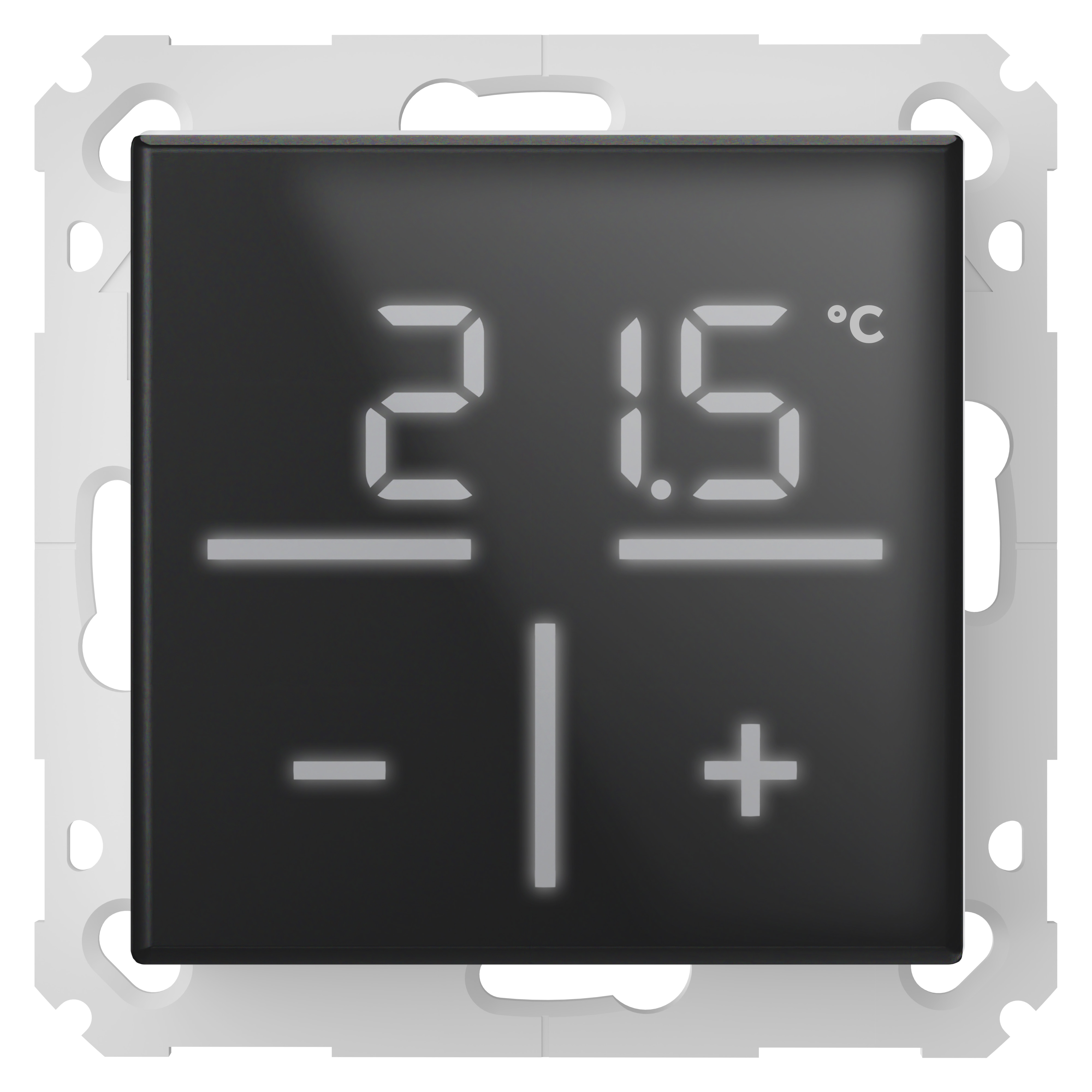 Homematic IP Smart Home Glas-Wandthermostat mit CO2-Sensor, schwarz ...