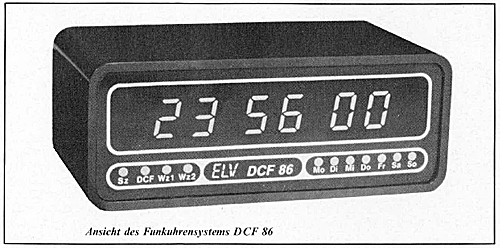 ELV-Serie micro-line: Funkuhrensystem DCF 86 Teil 1/3 | ELV Elektronik | Fachbeiträge
