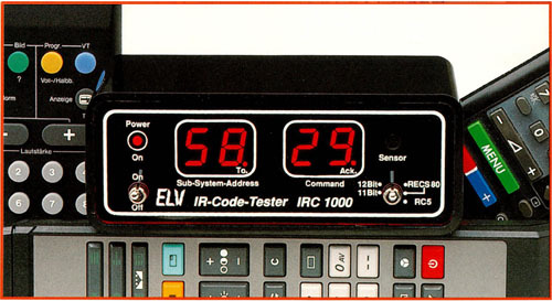 IR-Code-Tester | ELV Elektronik | Bücher / Software / Lernpakete
