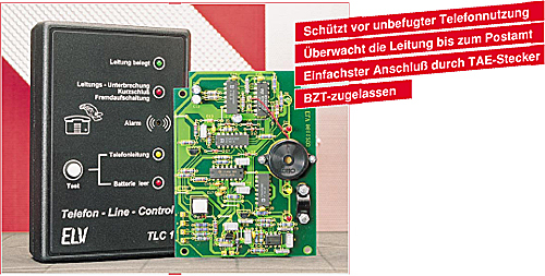 Telefon-Line-Control TLC 1 | ELV Elektronik | Bücher / Software ...