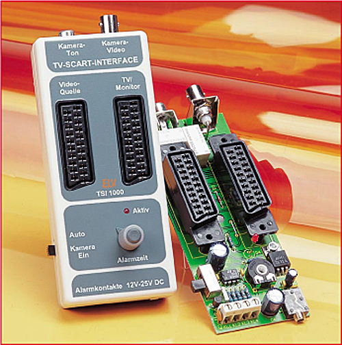 TV-Scart-Interface für Überwachungskameras TSI 1000 | ELV Elektronik ...