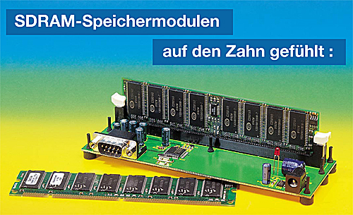 SDRAM-Speichermodulen auf den Zahn gefühlt: SPD-EEPROM-Tester SET1 ...
