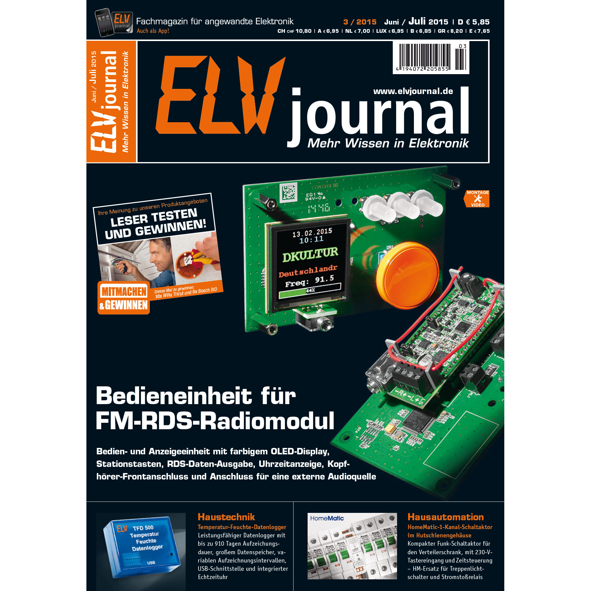 ELVjournal Ausgabe 3/2015 Digital (PDF) | Bücher / Software / Lernpakete