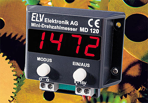 Mini-Drehzahlmesser MD 120 | ELV Elektronik | Bücher / Software ...