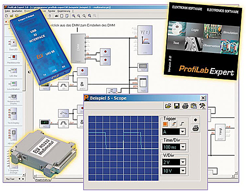 Das virtuelle Labor - Digital ProfiLab Expert 3.0 | ELV Elektronik | Bücher / Software / Lernpakete