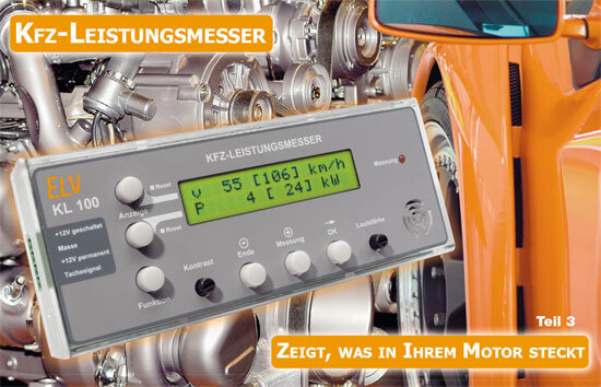Kfz-Leistungsmesser KL 100 – Zeigt,was in ihrem Motor steckt Teil 3/4 ...