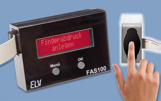 Zugang per Fingerprint - Fingerabdruck-Steuerung FAS 100 Teil 2/2 | ELV ...