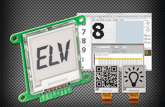 Sparsame Universal-Anzeige - E-Paper-Display-Modul EDM100 | ELV Elektronik | Fachbeiträge