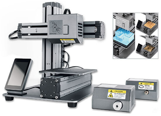 Kompakte Multifunktionsmaschine "Snapmaker" - 3-in-1: CNC-Fräse, 3D ...