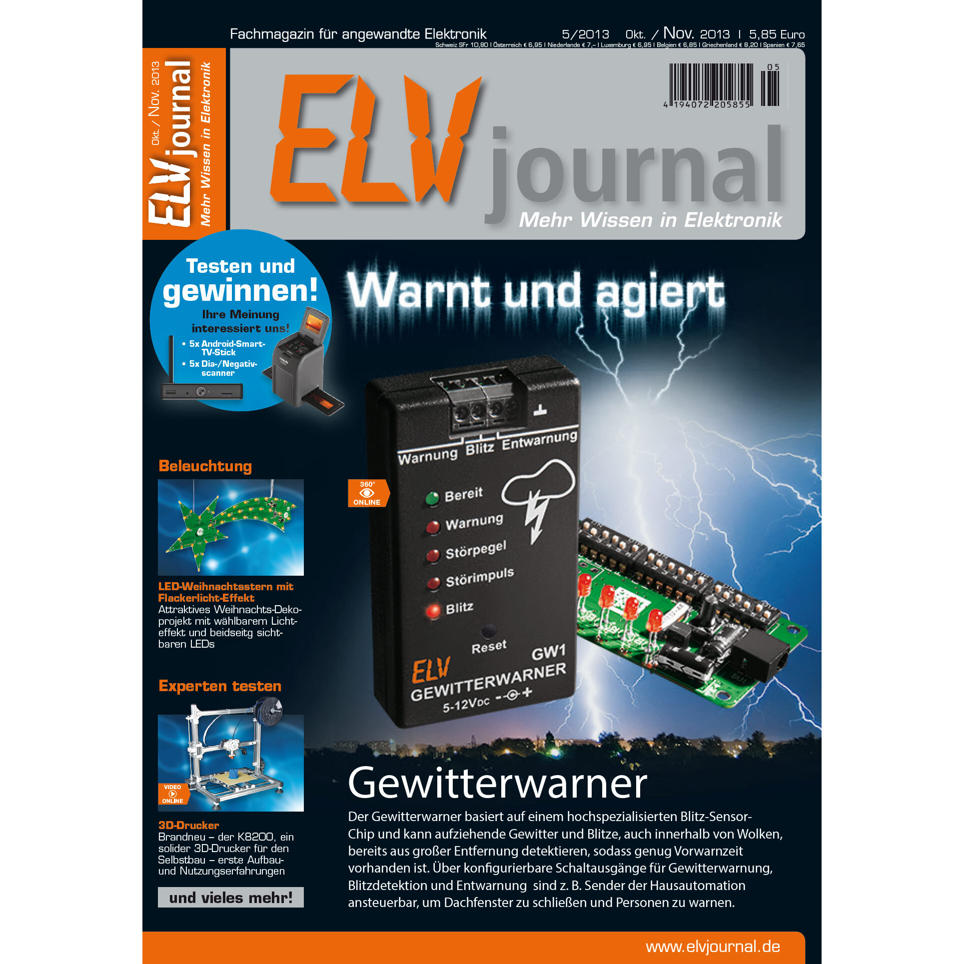 ELVjournal Ausgabe 5/2013 Digital (PDF) | Bücher / Software / Lernpakete