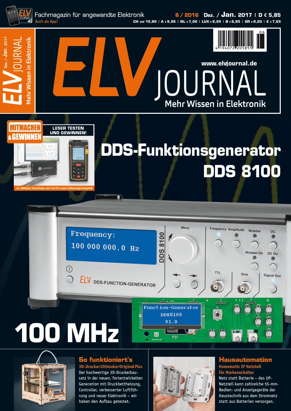 ELVjournal Ausgabe 6/2016 Digital (PDF) | Hefte