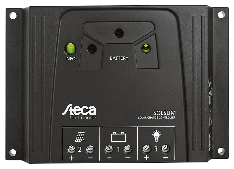 Steca Elektronik Solarladeregler 6.6F 12/24V, 6A, LED-Anzeige ...