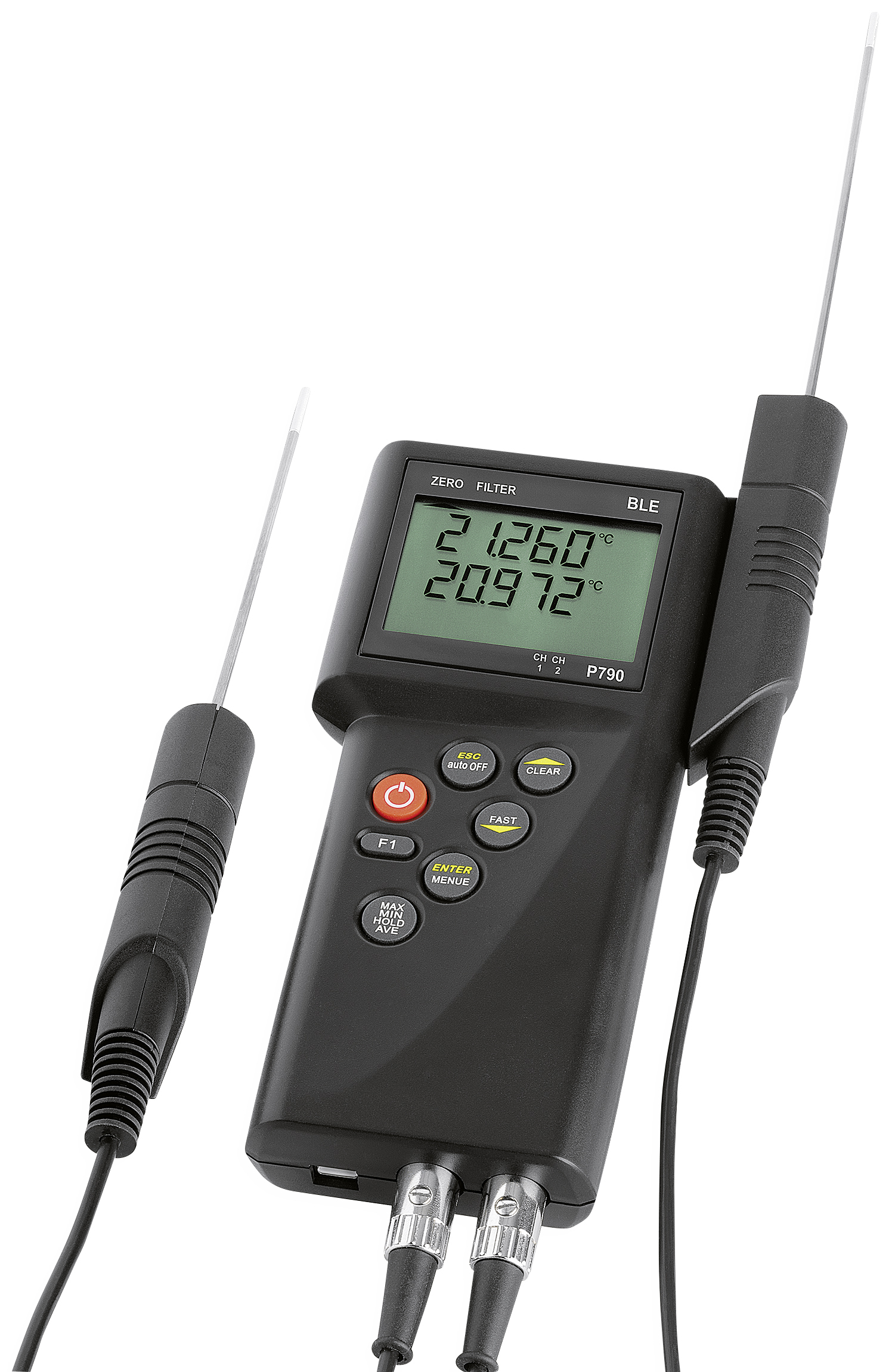 Dostmann electronic Präzisionshandmessgeräteset P790 mit Tauchfühler ...