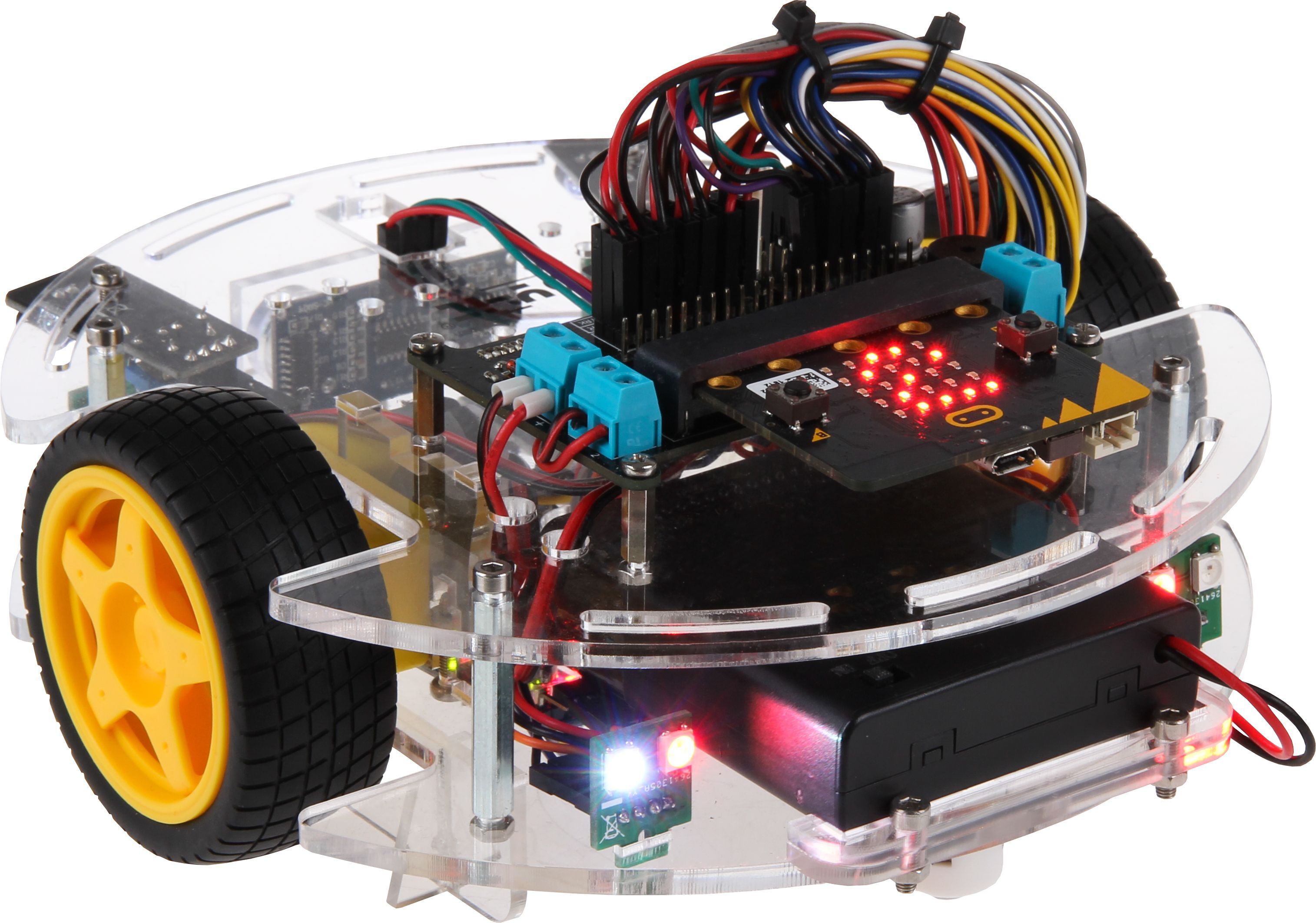 Joy-IT Bausatz programmierbares Roboterauto Joy-Car für BBC micro:bit ...
