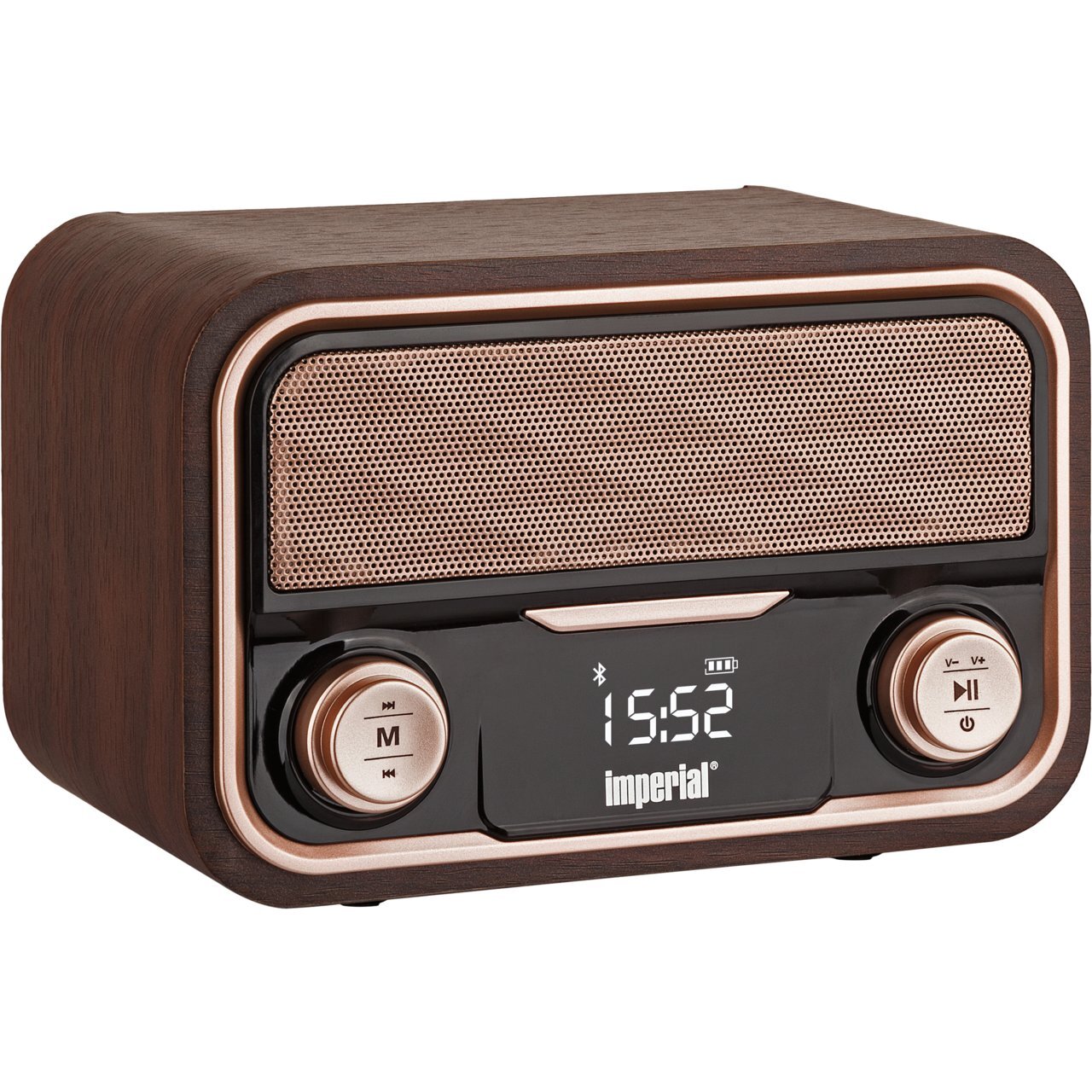 Imperial Nostalgie-Stereo-Lautsprecher / Radio BEATSMAN RETRO, UKW ...