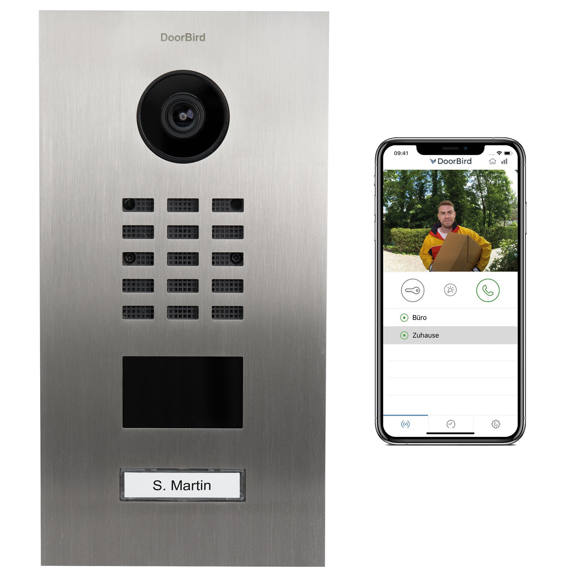 DoorBird Smart Home IP Video Türstation D2101V, Edelstahl V2A | Smart ...
