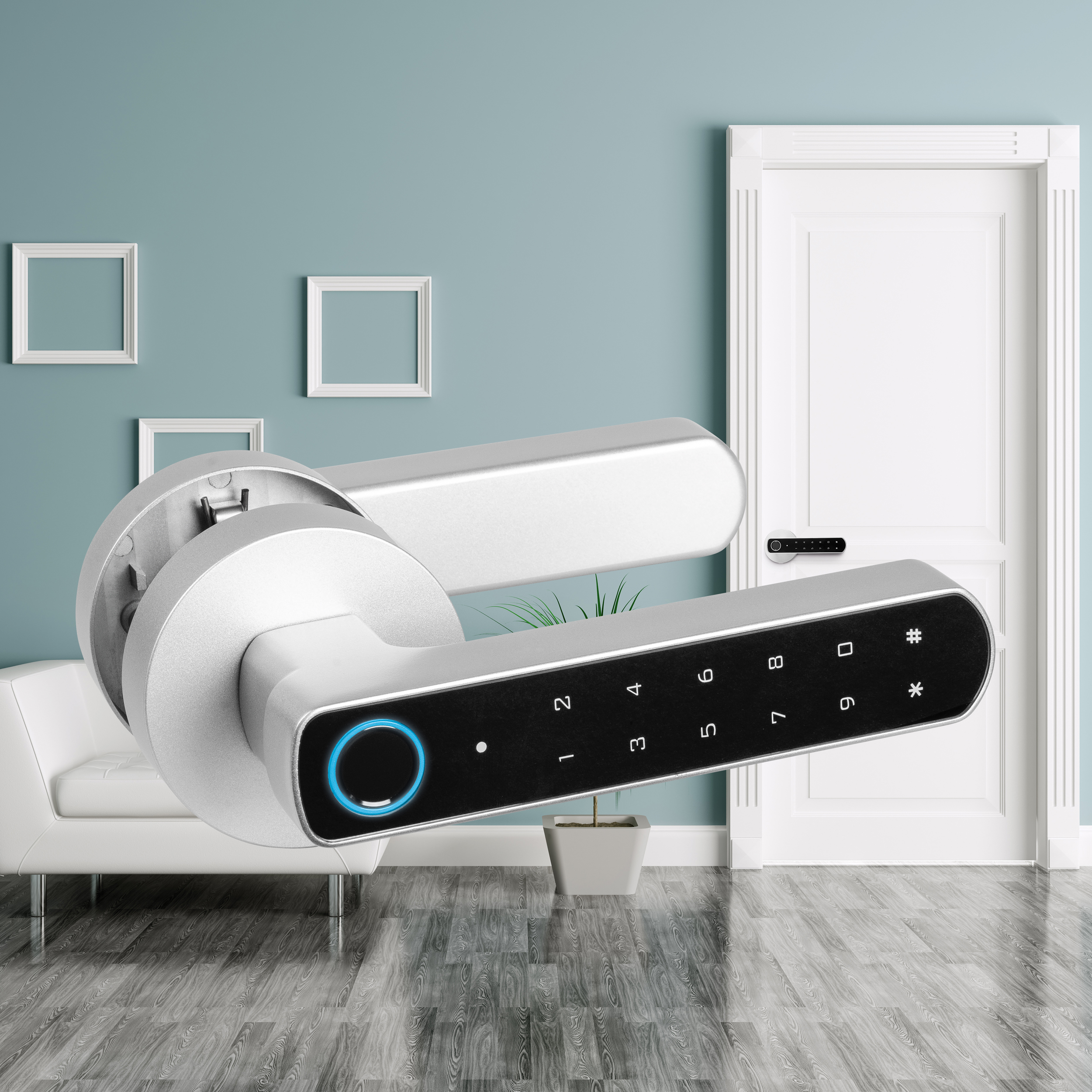 Leser-testen den dnt Fingerprint-Türgriff DoorAccess PRO | Bücher ...