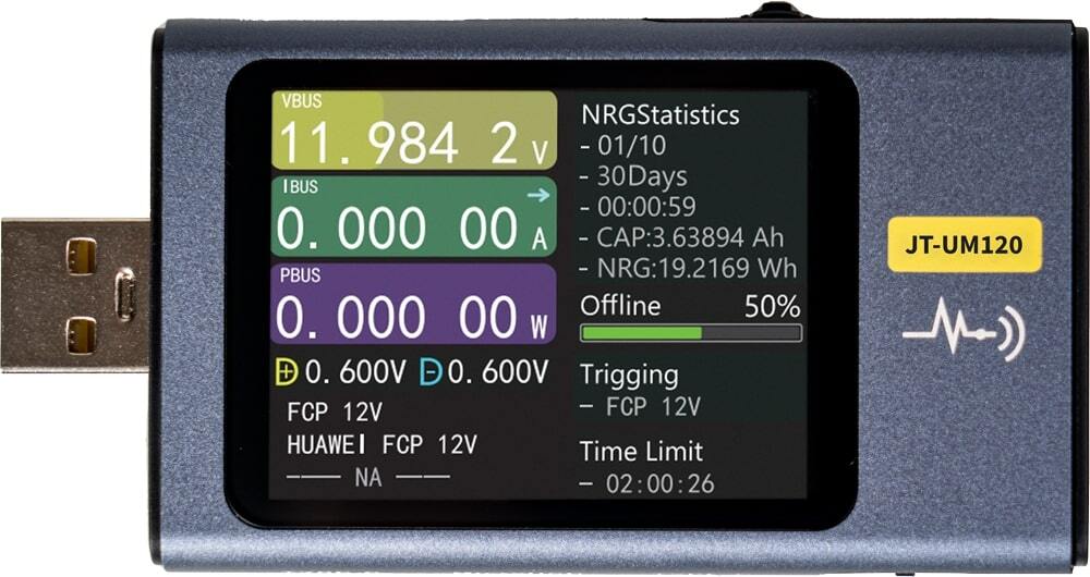 Joy-IT USB-Multimeter JT-UM120, Auswertung über PC-Software | Messtechnik