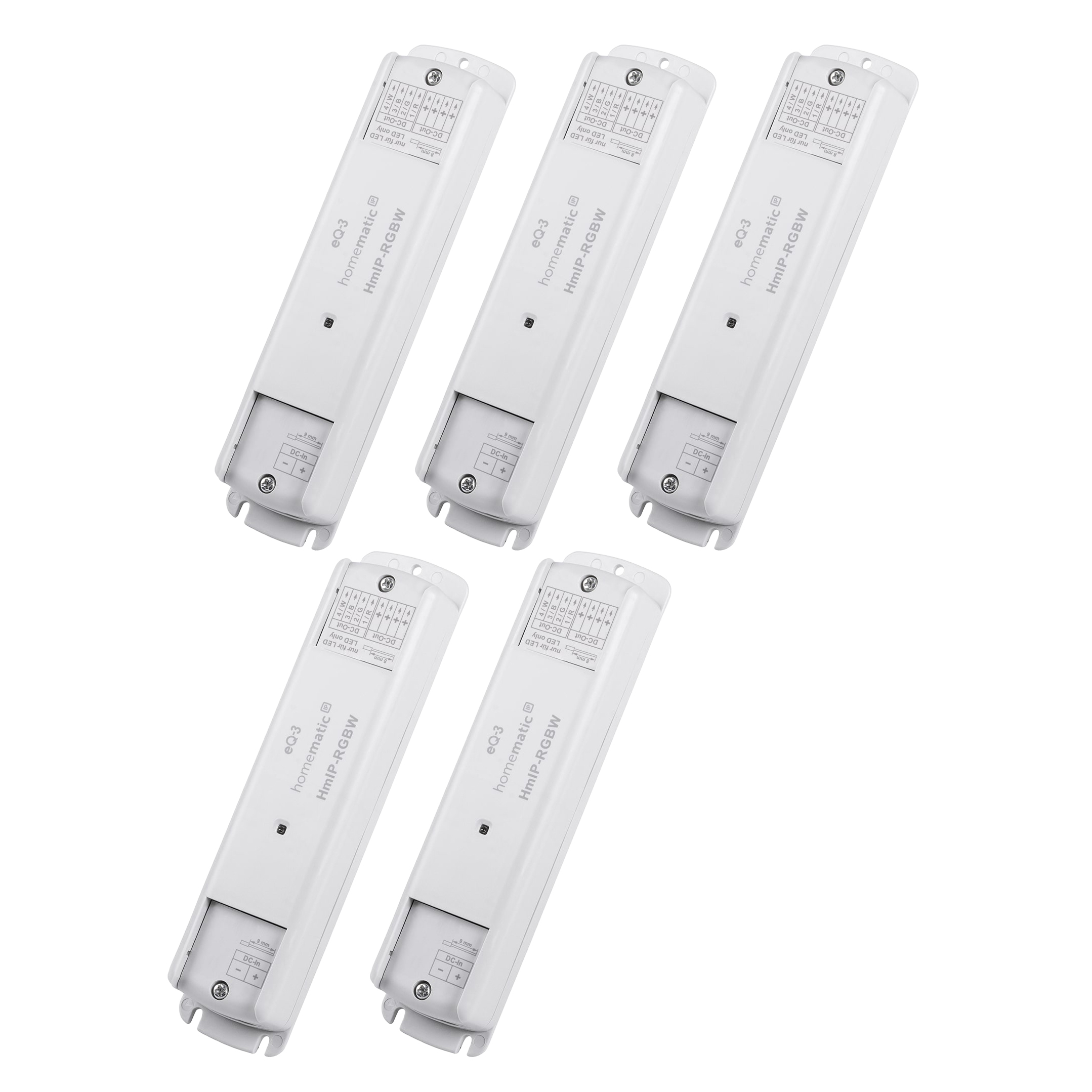 Homematic IP Smart Home 5er-Set LED Controller - RGBW HmIP-RGBW | Smart ...