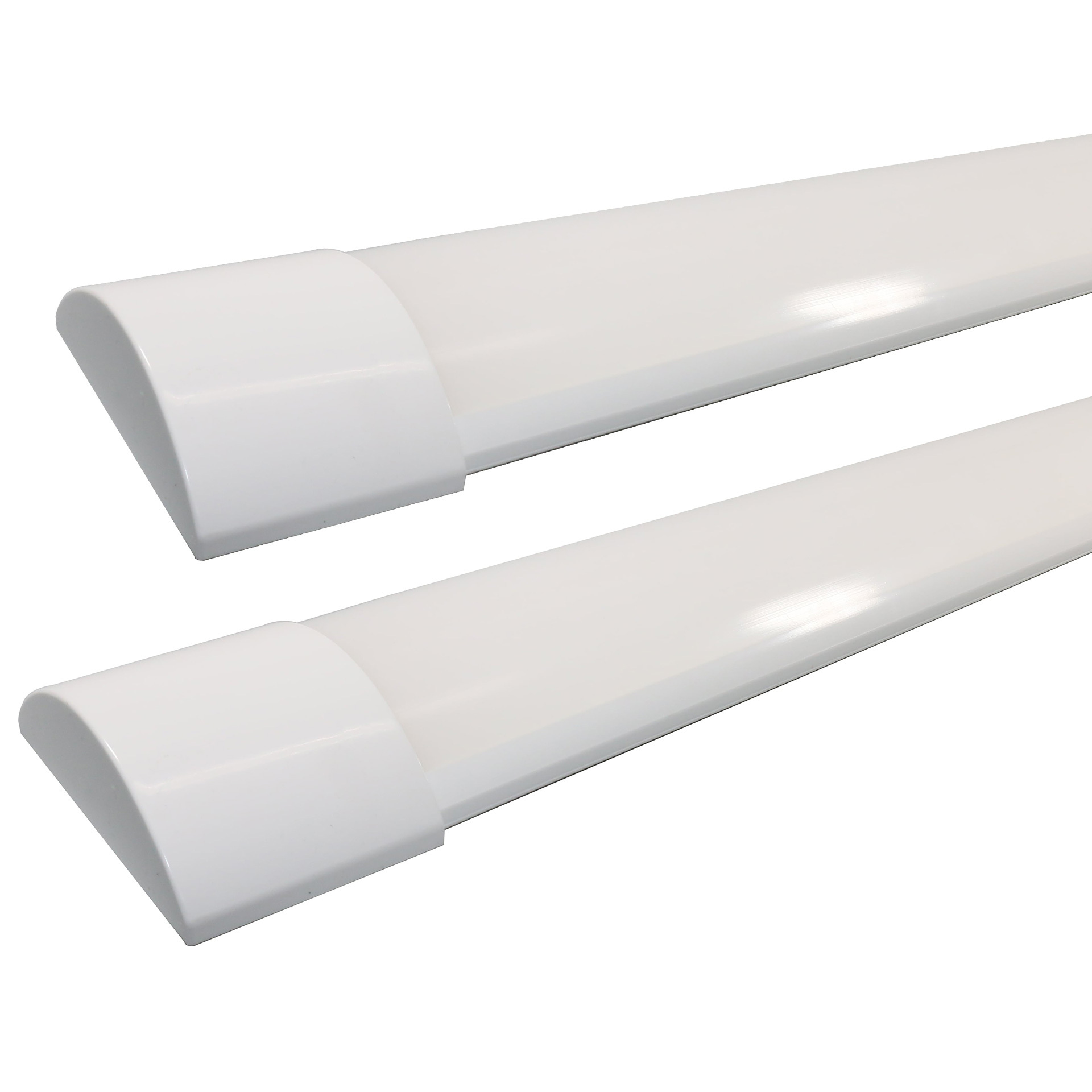 Blulaxa 2er-Set 50-W-LED-Langfeldleuchte slim, 6000 lm, neutralweiß, 4000 K, IP20, 150 cm ...