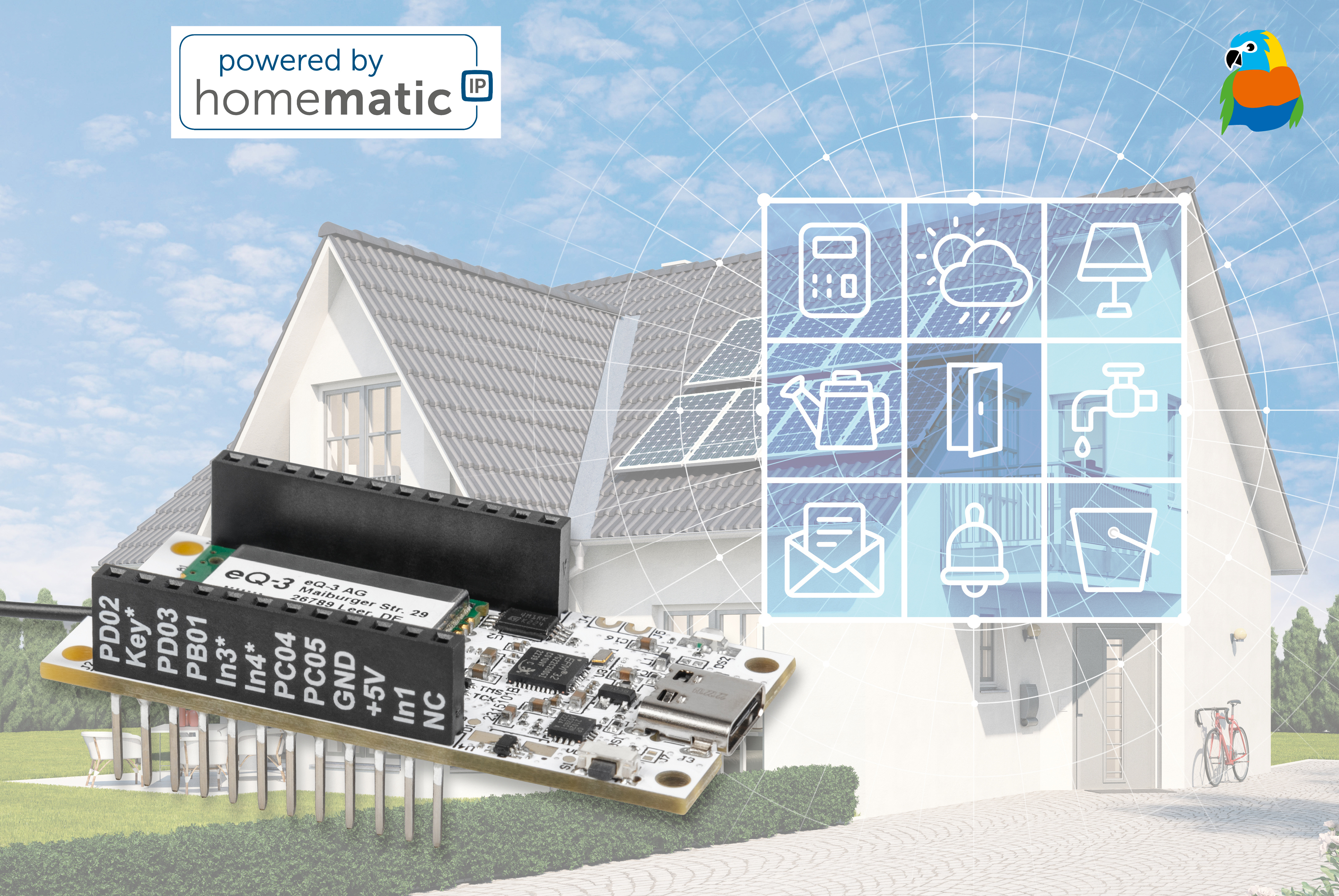 Konfiguration der ELV Smart Home Sensor-Base für den Betrieb mit den ...
