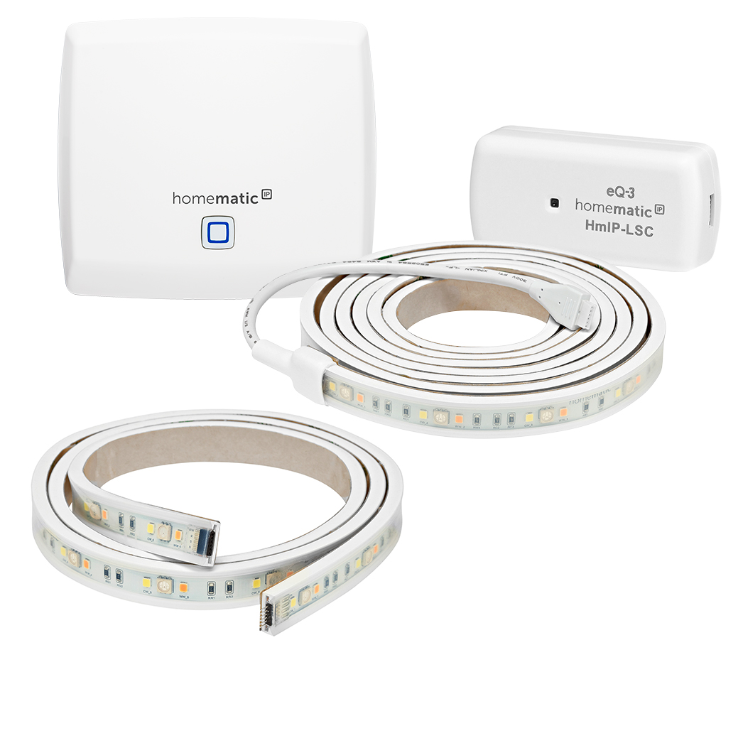 Homematic IP Smart Home Set Lightstrip mit Erweiterung und Access Point ...
